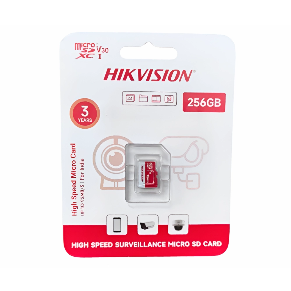 Hikvision Micro SD Card 256GB For CCTV Camera and Smart Phone ...